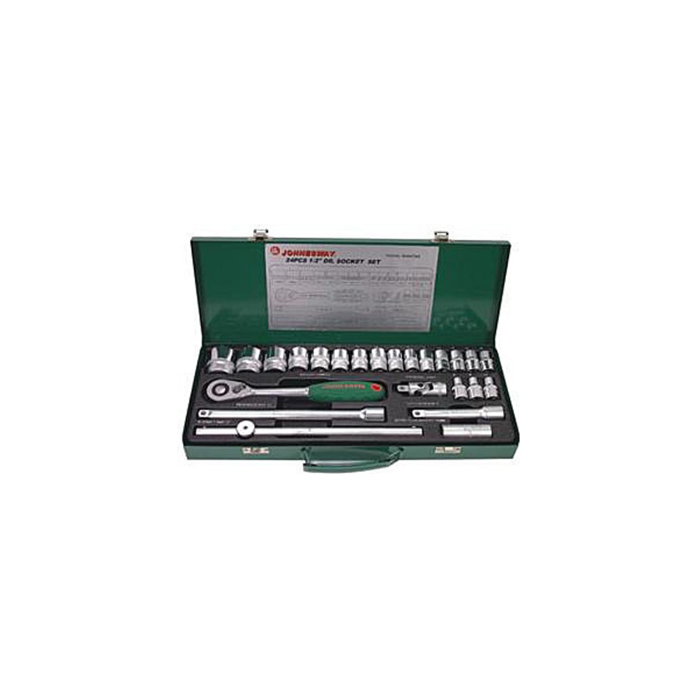 Набор торцевых головок Jonnesway S04H4724S 1/2" 8-34 мм, 24 предмета 047483