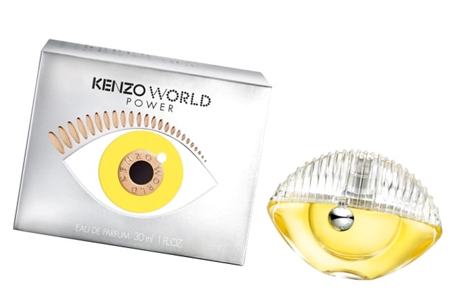 Парфюм Kenzo World Power 30 мл для мужчин и женщин / Кензо Ворлд Пауэр Желтый Глаз на флаконе