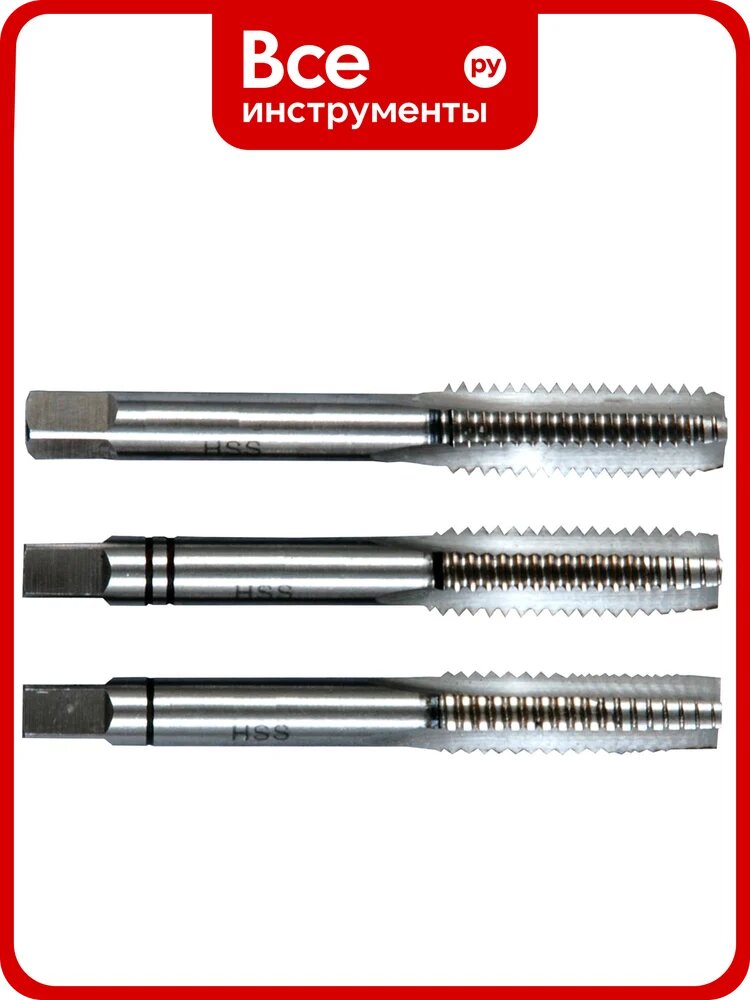 Ручные метчики PROJAHN UNF Nr. 5-44, HSS, DIN 2181, 2B, комплект из 2 штук 93405