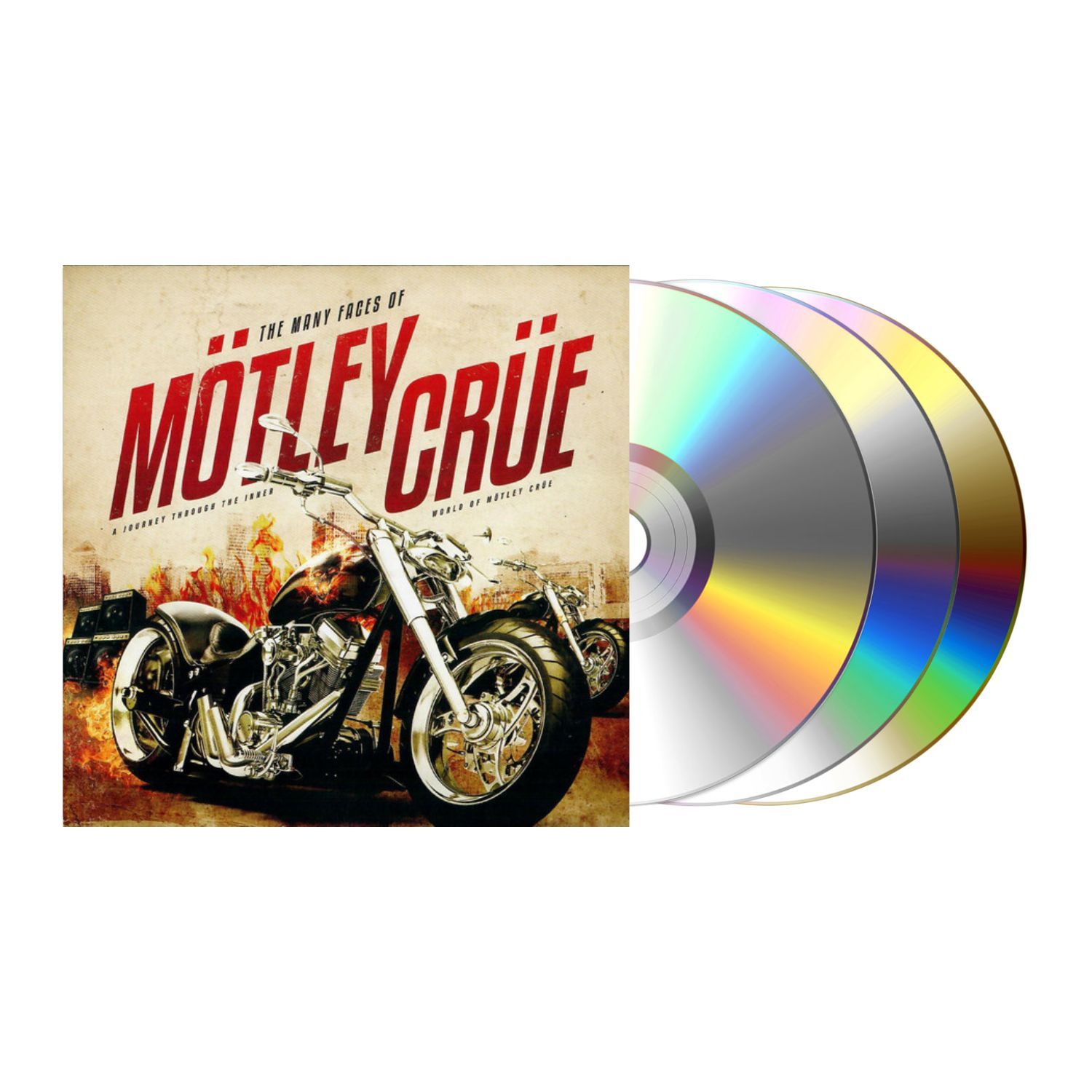 Музыка CD Various - The Many Faces Of Motley Crue - A Journey Through The Inner World Of Motley Crue, 3 x CD