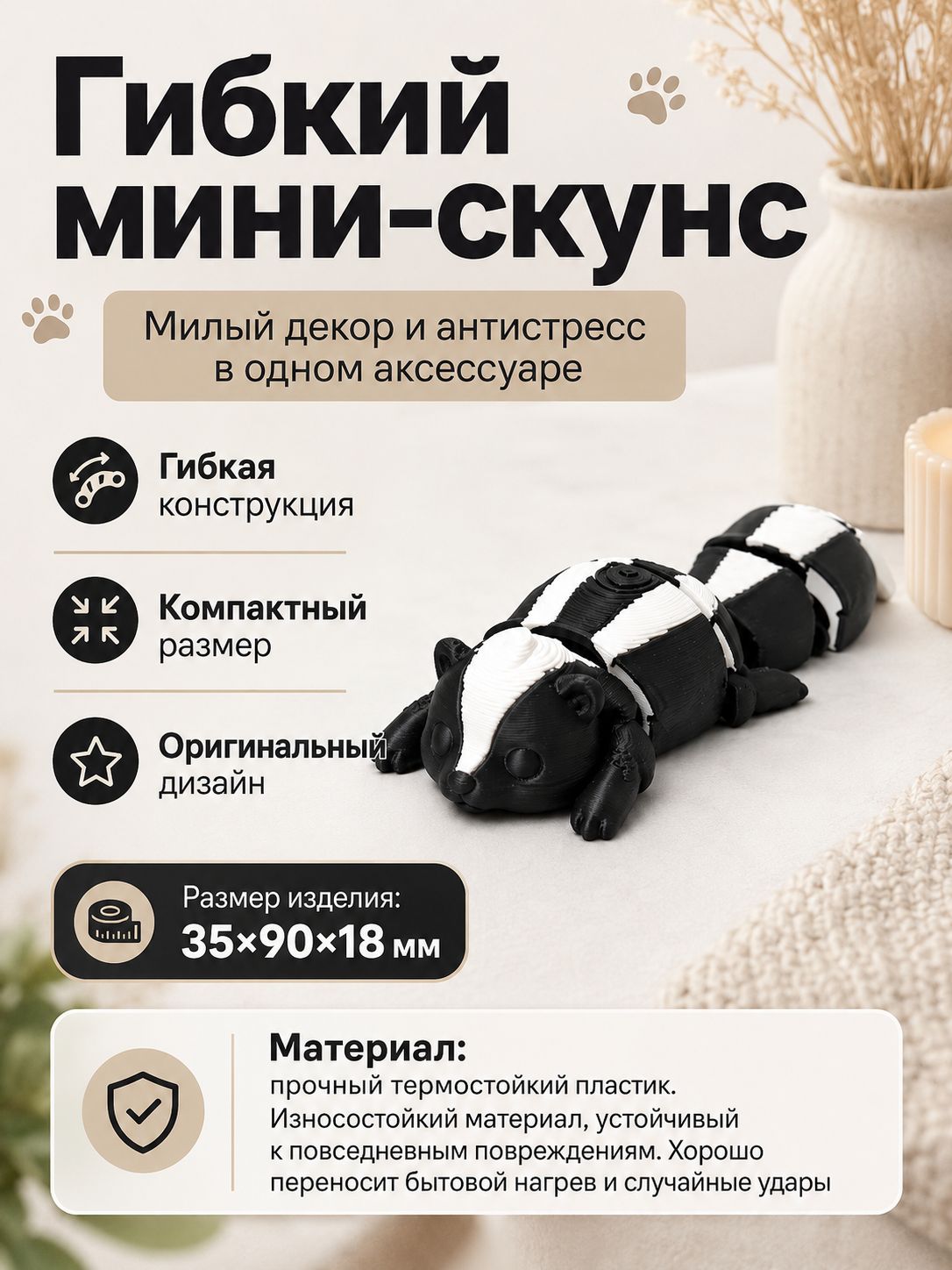 Гибкий мини-скунс