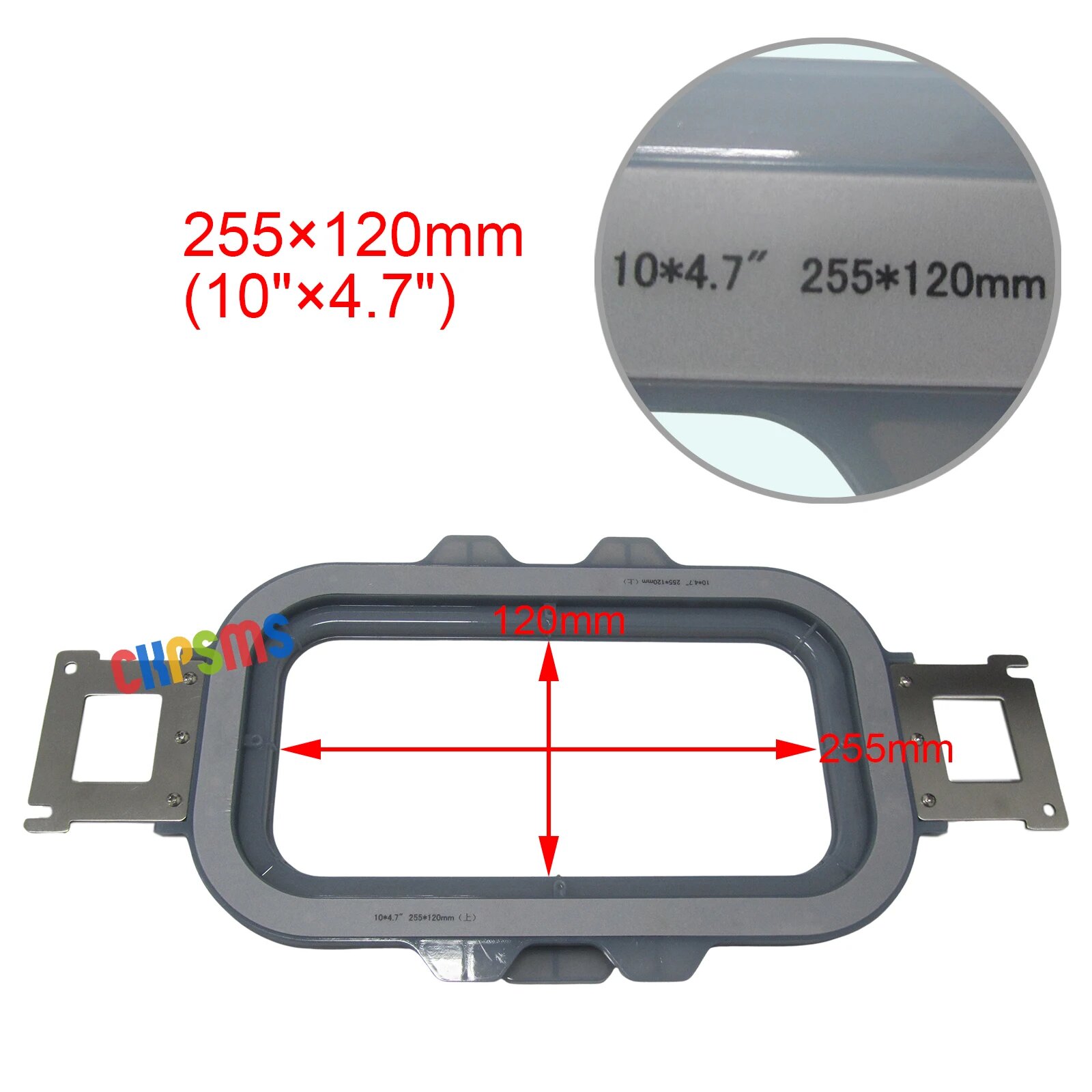 Магнитные пяльцы для вышивания CKPSMS 80x80, 140x140, 255x120, 350x165 мм для Brother 255-120mm