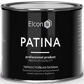 Декоративная Патина Термостойкая Elcon Patina 0.2кг до +700 C для Печей, Мангалов, Барбекю / Элкон Патина