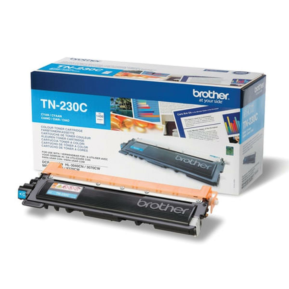 Картридж оригинальный Brother TN-230C (1400 страниц) голубой