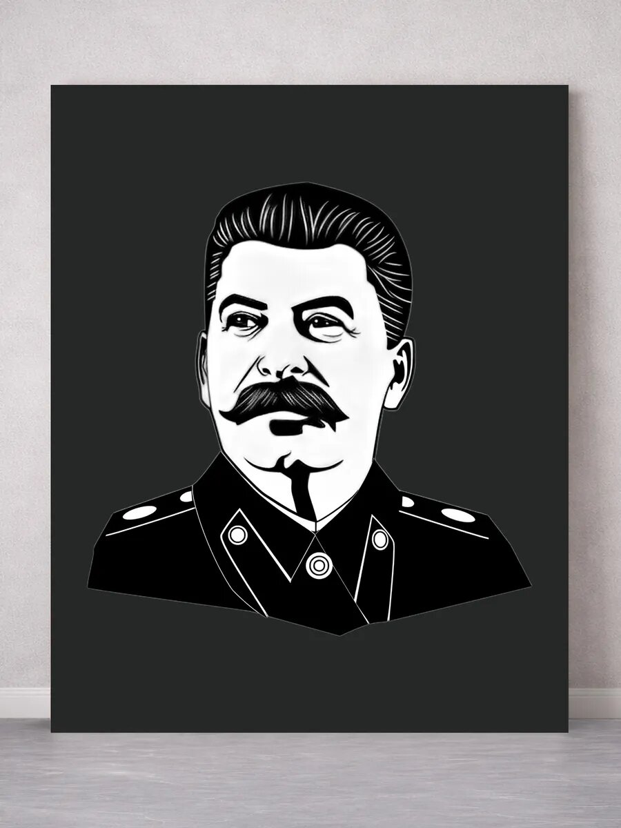 Картина на стену 40х50 см Сталин