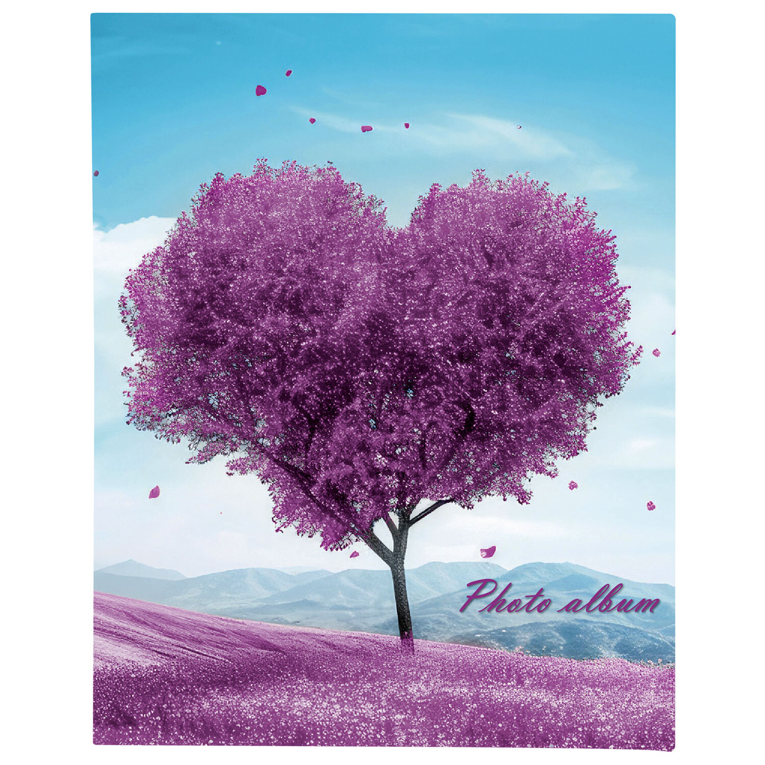 Упаковка 6 шт. Фотоальбом BRAUBERG "Fancy heart" на 100 фото 10х15 см, твердая обложка, 391439