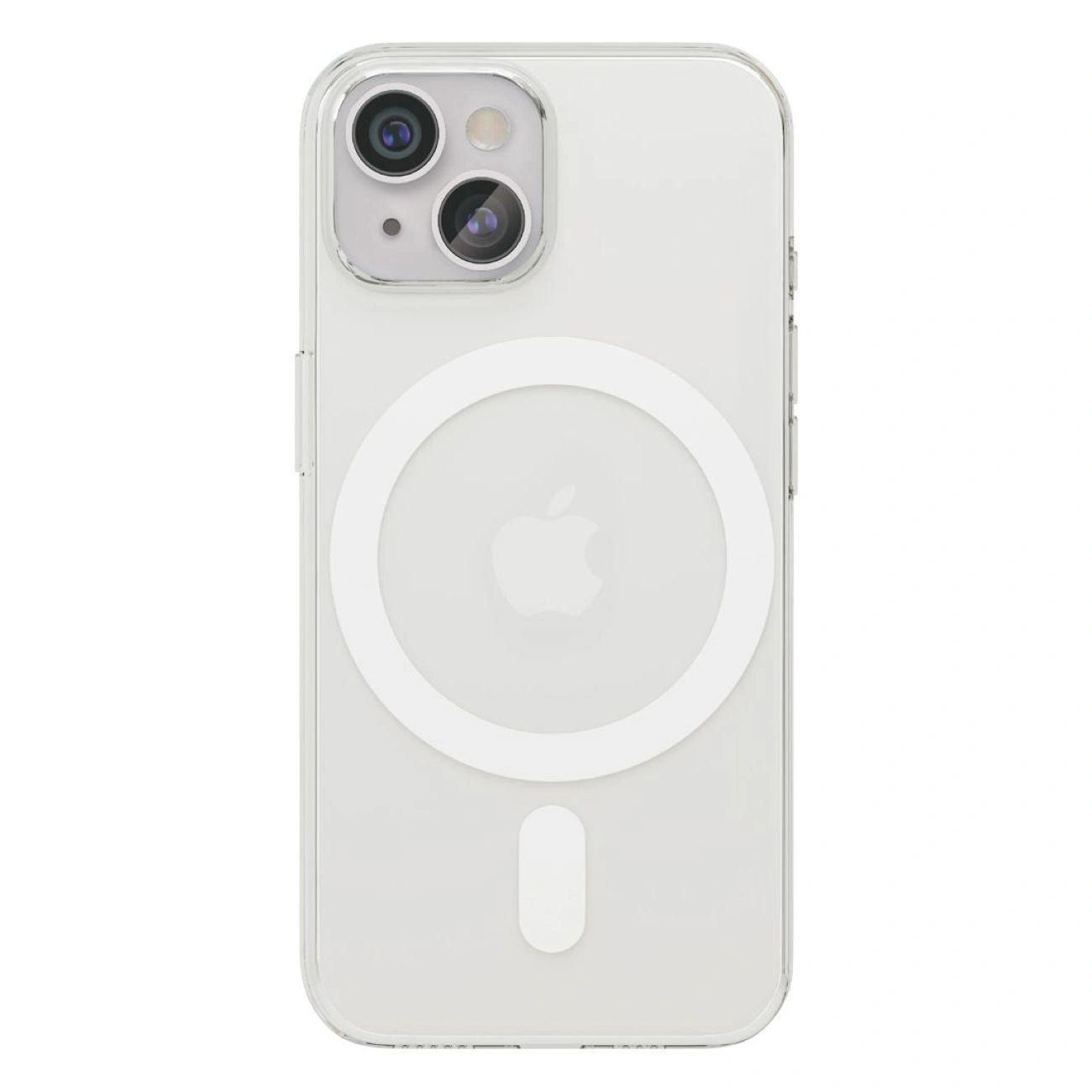 Чехол vlp Gloss iPhone 15 Plus MagSafe Clear