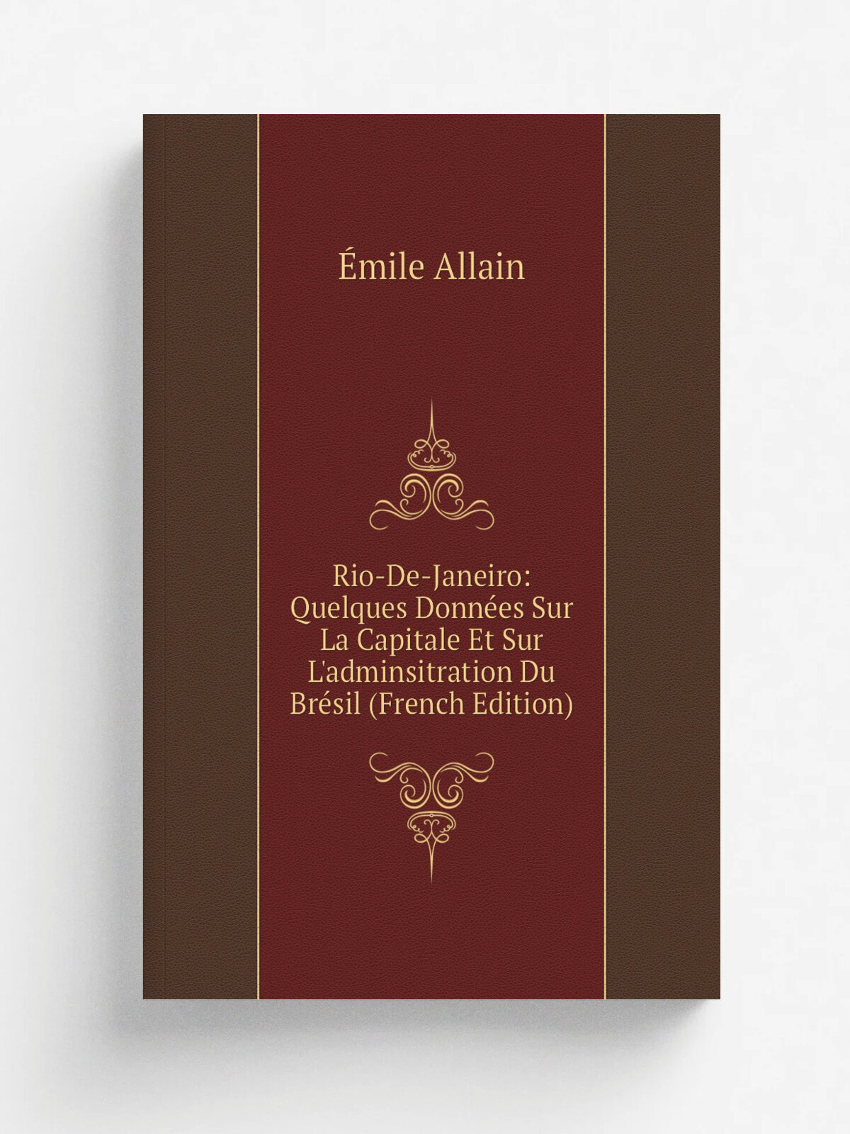 Rio-De-Janeiro: Quelques Donn.es Sur La Capitale Et Sur L'adminsitration Du Br.sil (French Edition) | . mile Allain | Репринт
