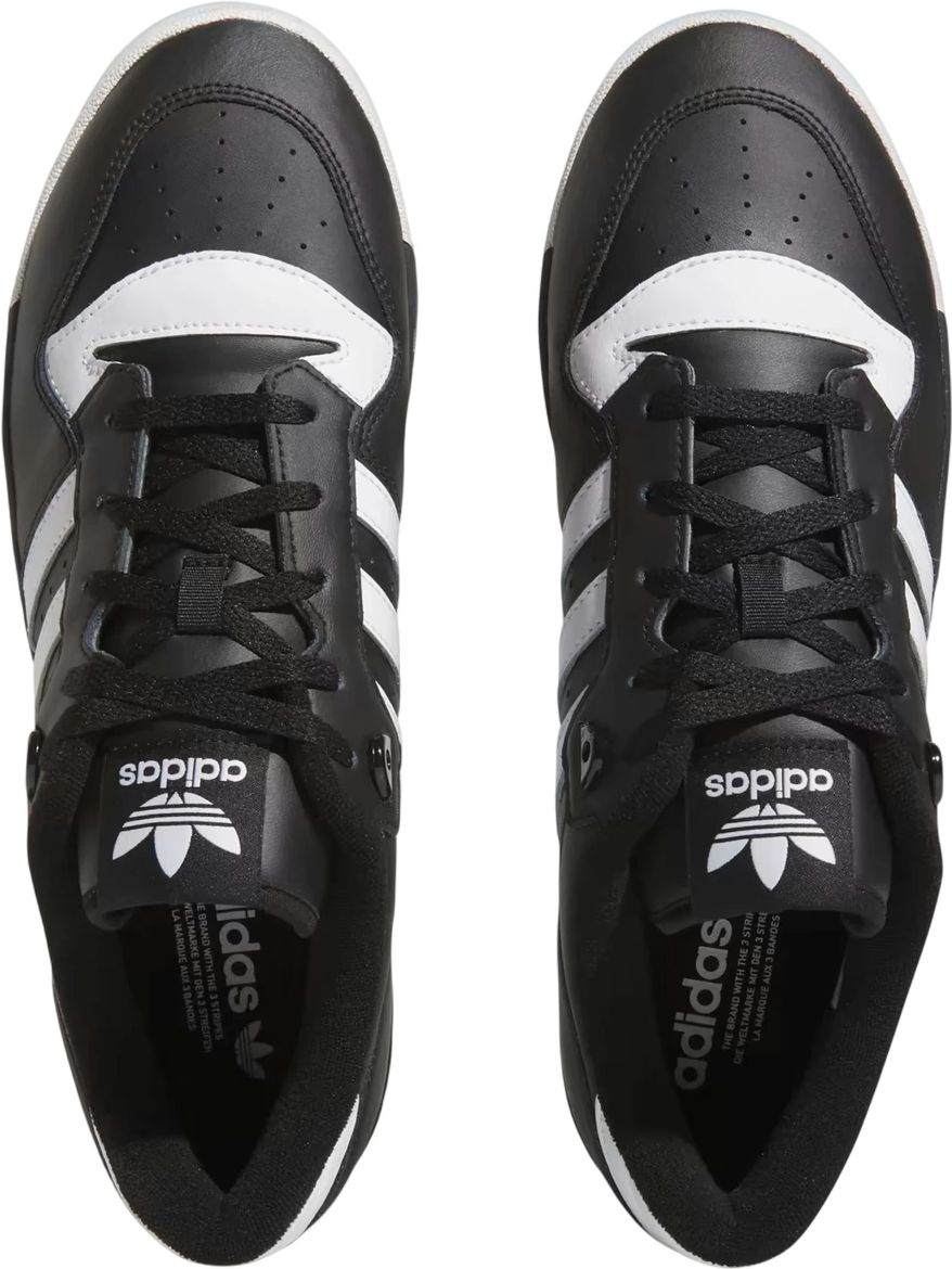 Кеды adidas Rivalry Low, полнота F (EU)/ на среднюю стопу, размер 9,5 UK, черный — фото 1