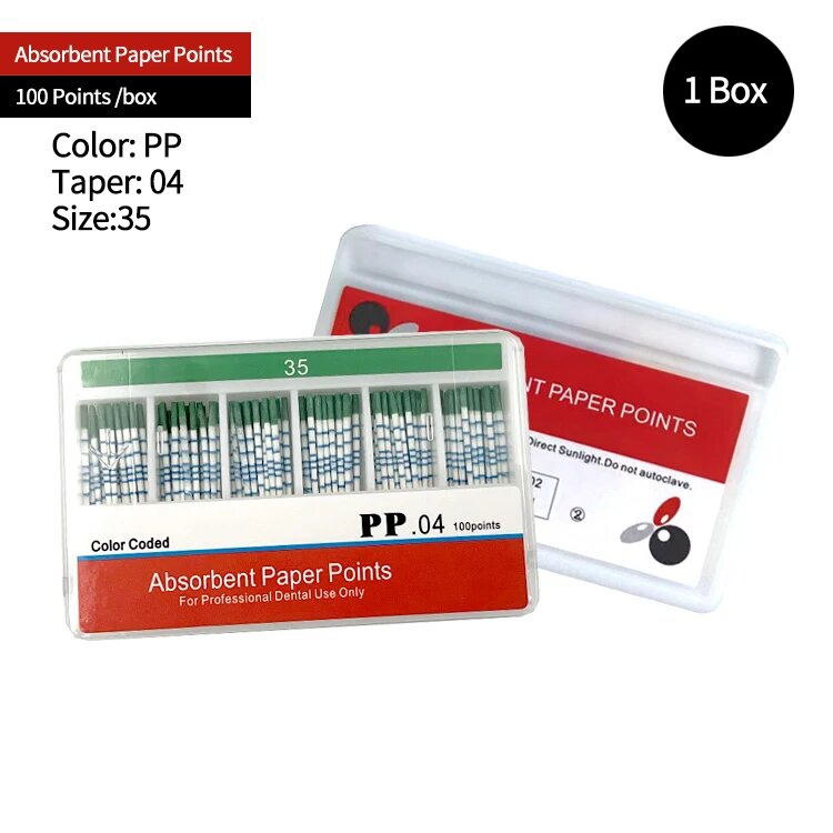 Тампоны Dental Paper Points 04Taper 35