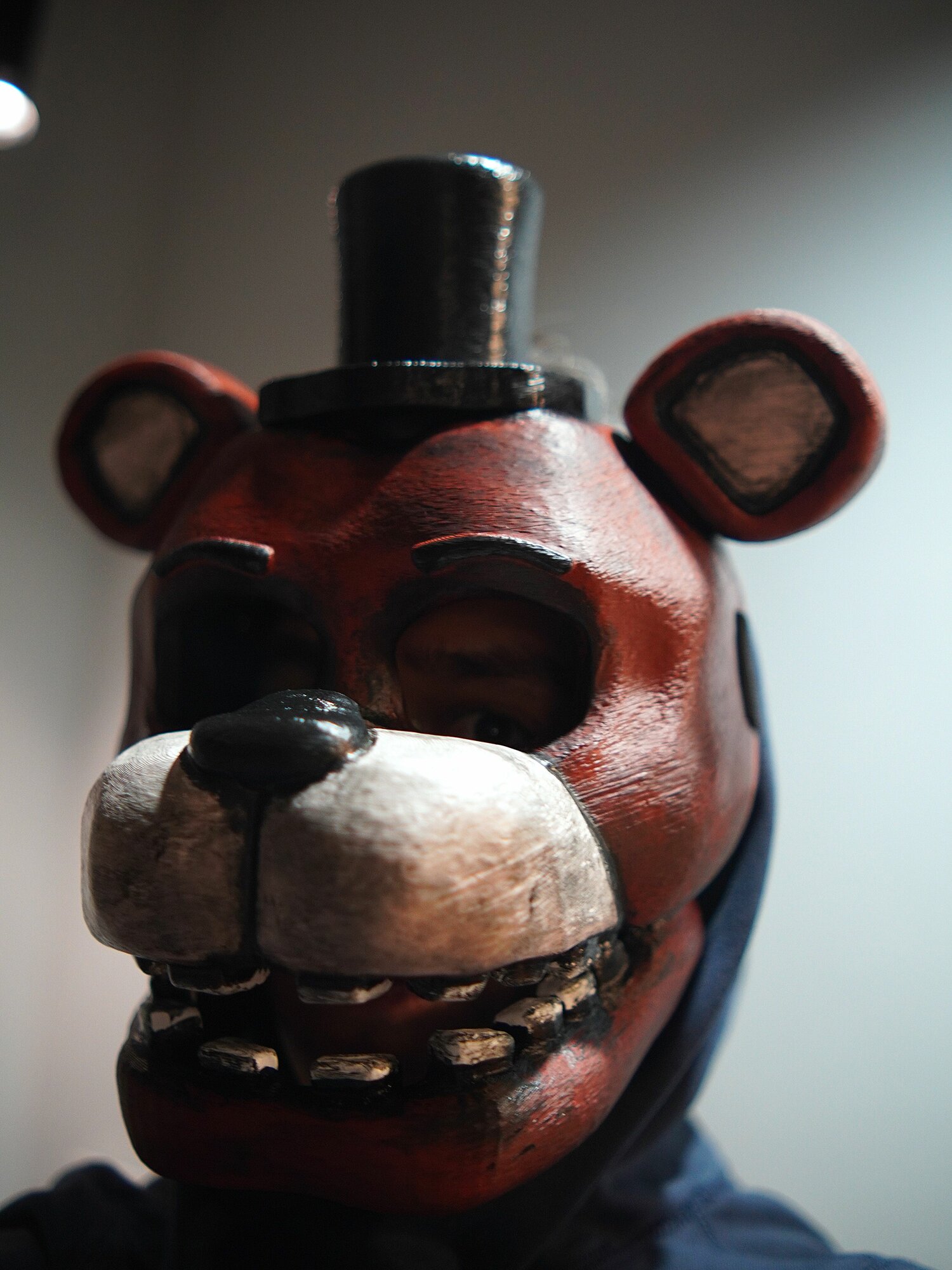 Маска Фредди Поломанная Объемная фнаф FNAF Пять Ночей у Фредди Five night's at Freddy