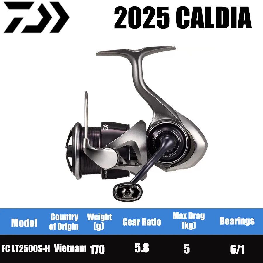 Daiwa 2025 Caldia FC 2000S-H безынерционная катушка