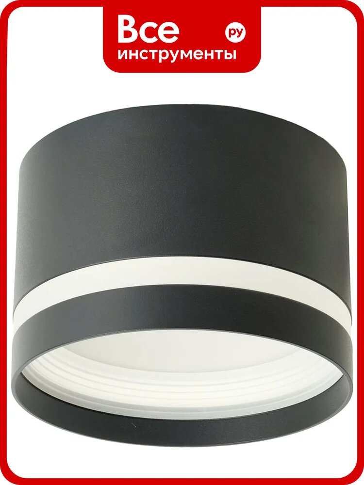Потолочный светильник FERON hl372 luna 25w, 230v, gx70, черный, 48735