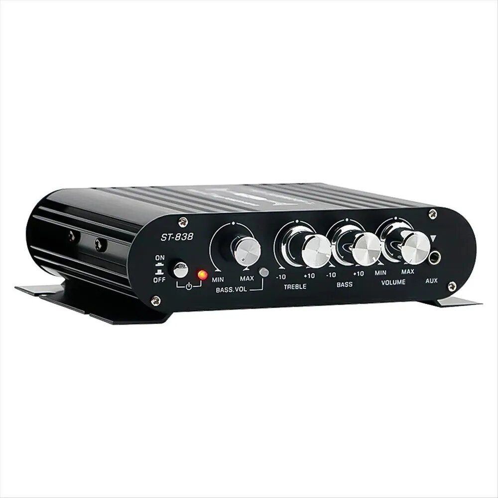 -838 Усилители мощности для домашнего кинотеатра HiFi 2.1-канальный усилитель мощности, A