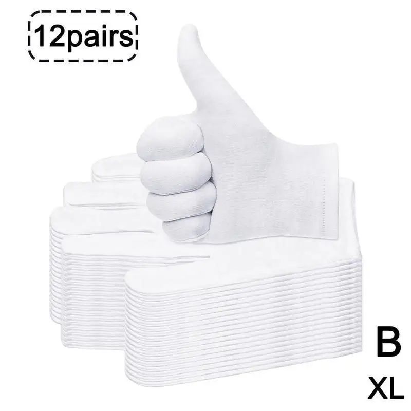 Перчатки хозяйственные, размер XL, 12 пар