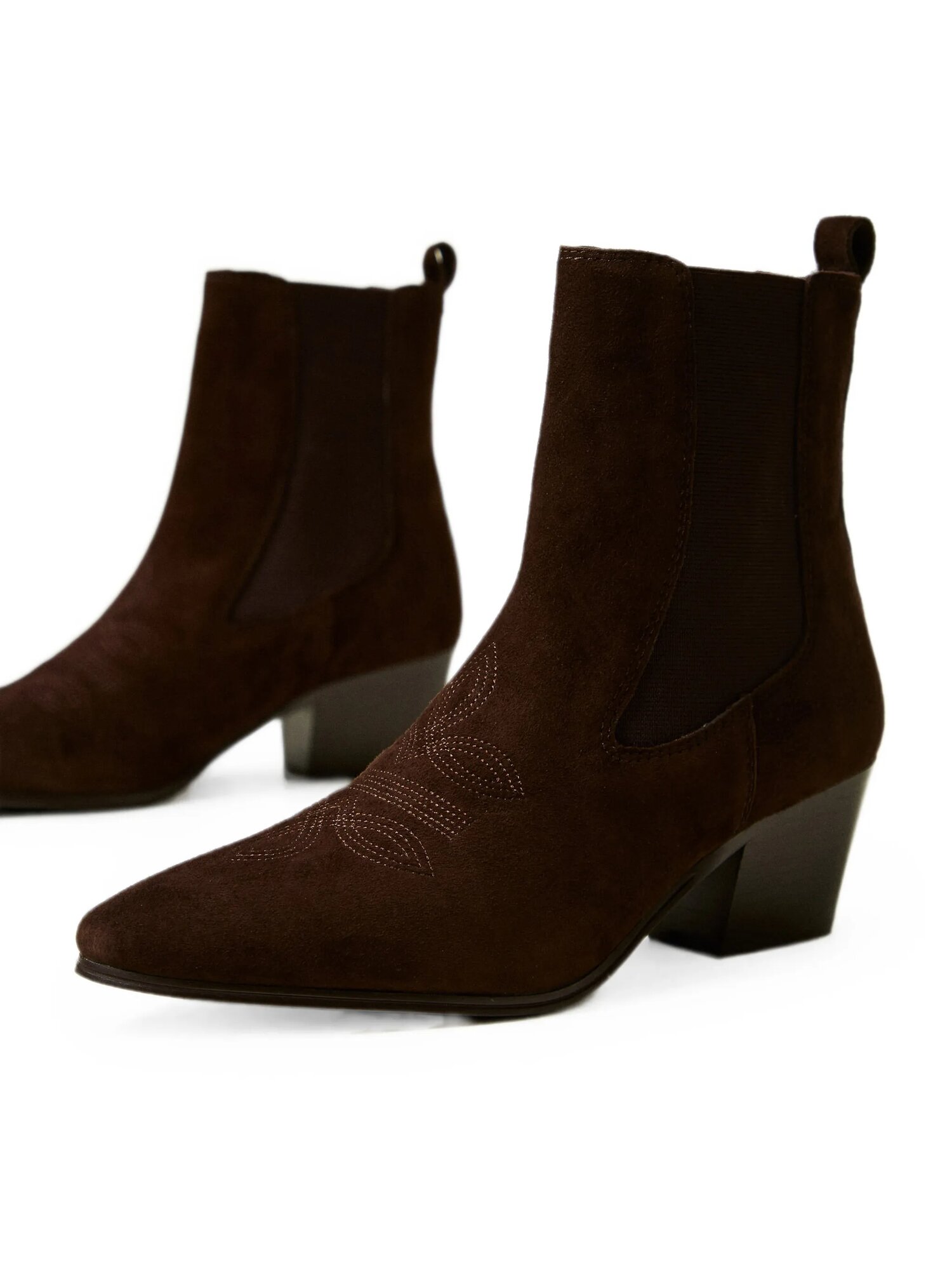 Ботинки Twinset Milano Suede ankle boots, размер 40, brown — фото 1