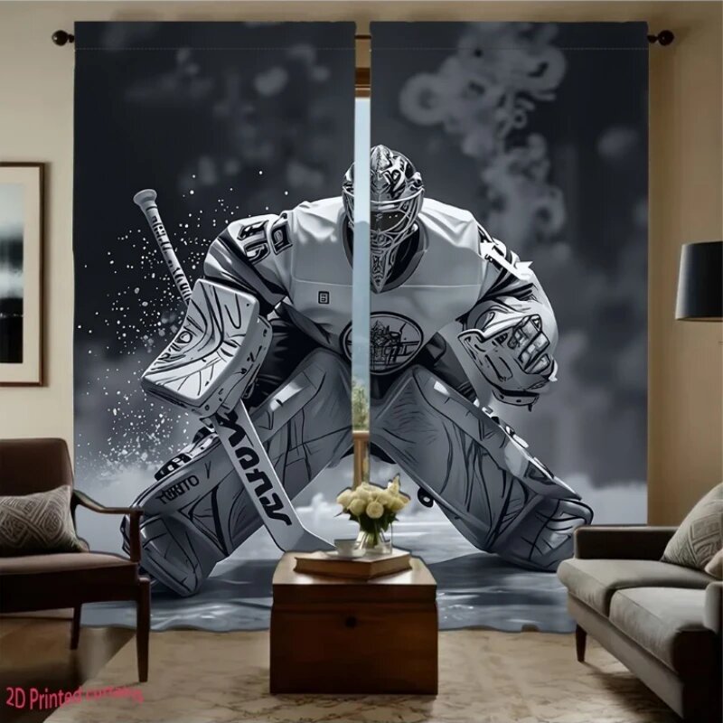 Хоккейная штора Blackout Rod Pocket 2 панели 150x250CM-2PC