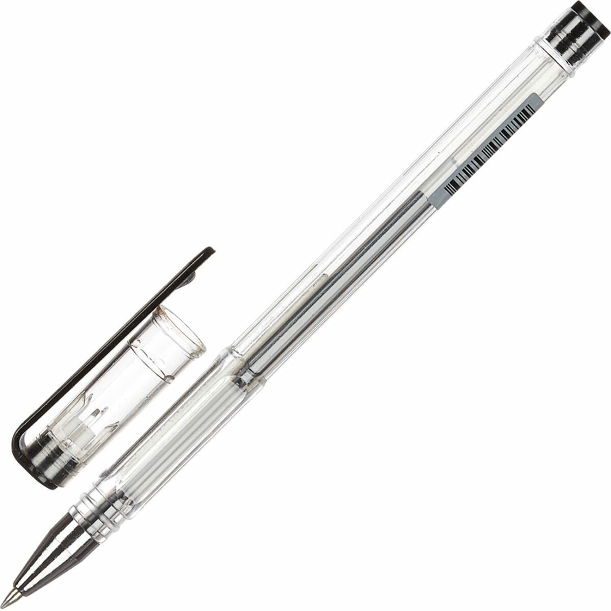 Ручка гелевая Attache Omega (0.5мм, черная), 12шт.