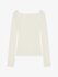 Свитер courreges Ribbed-knit square-neck sweater, размер 40