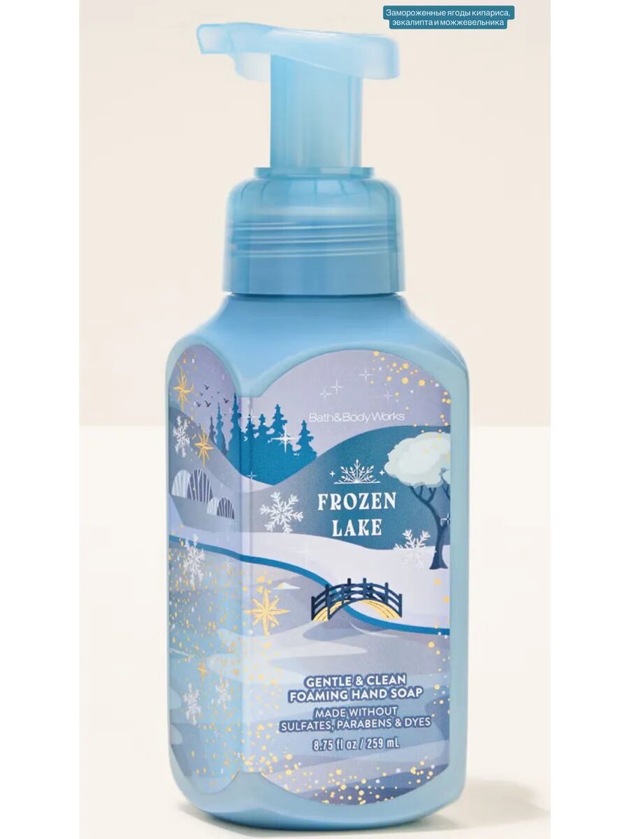 Мыло пенка Bath & Body Works Frozen Lake