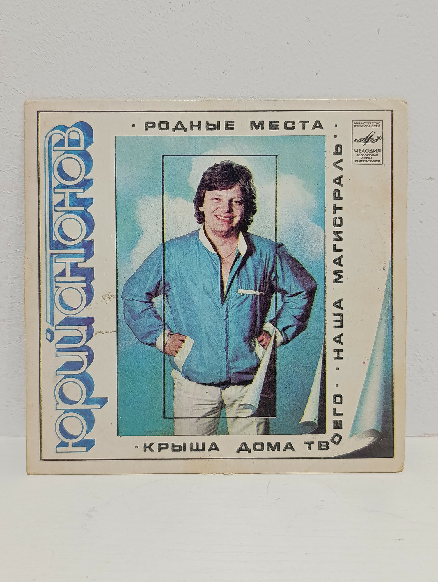Пластинка виниловая винтажная, СССР. Юрий Антонов, Родные места, Мелодия, 1982 год