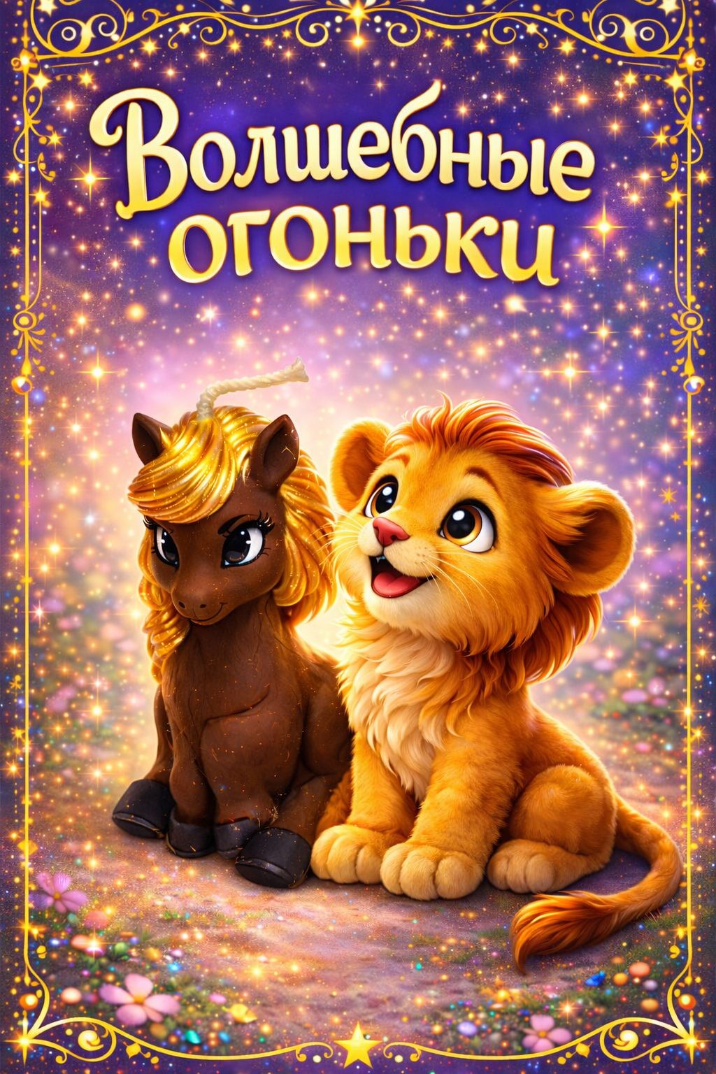 Свеча-раскраска Маленькая лошадка