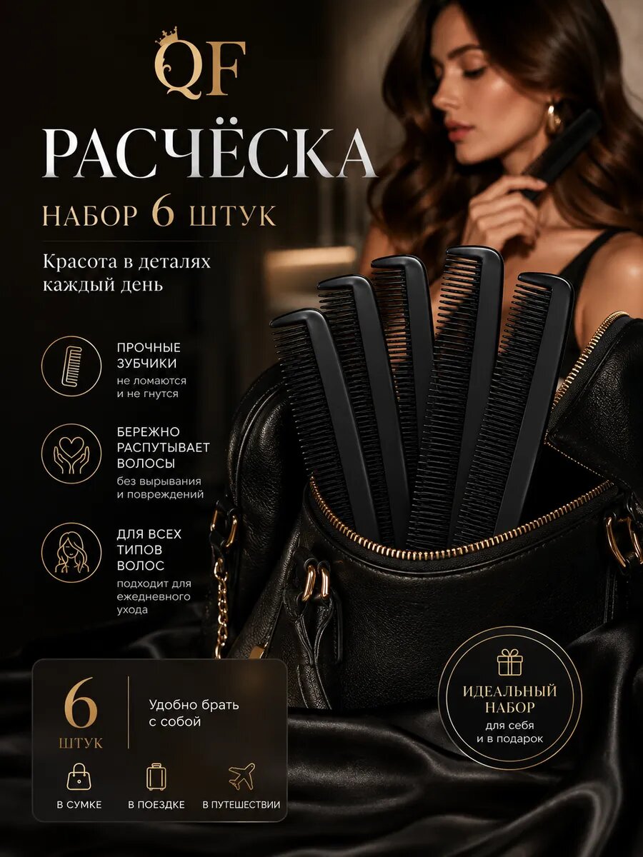 Расчёска чёрная