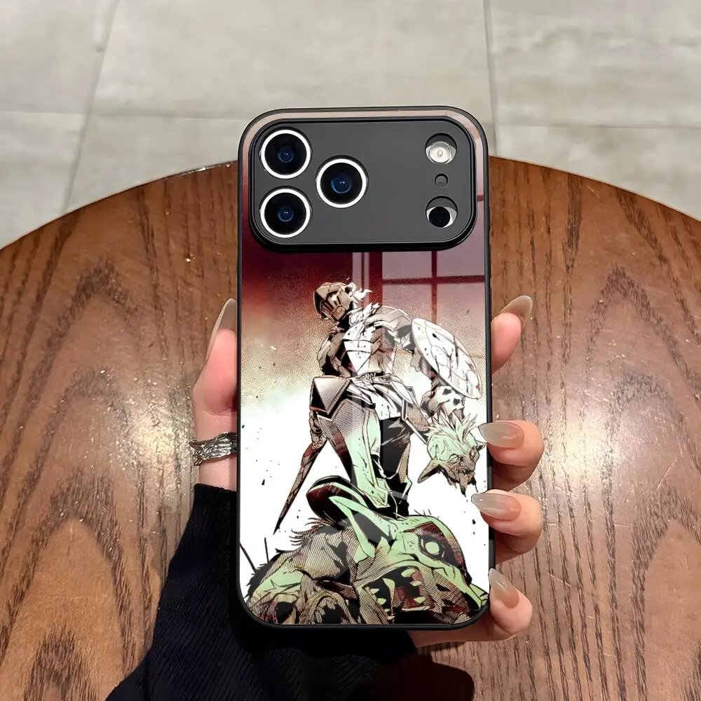 Чехол для телефона «Аниме: Убийца гоблинов» для iPhone 17 Air 16 15 14 12 11 Black9, iPhone 15 Pro