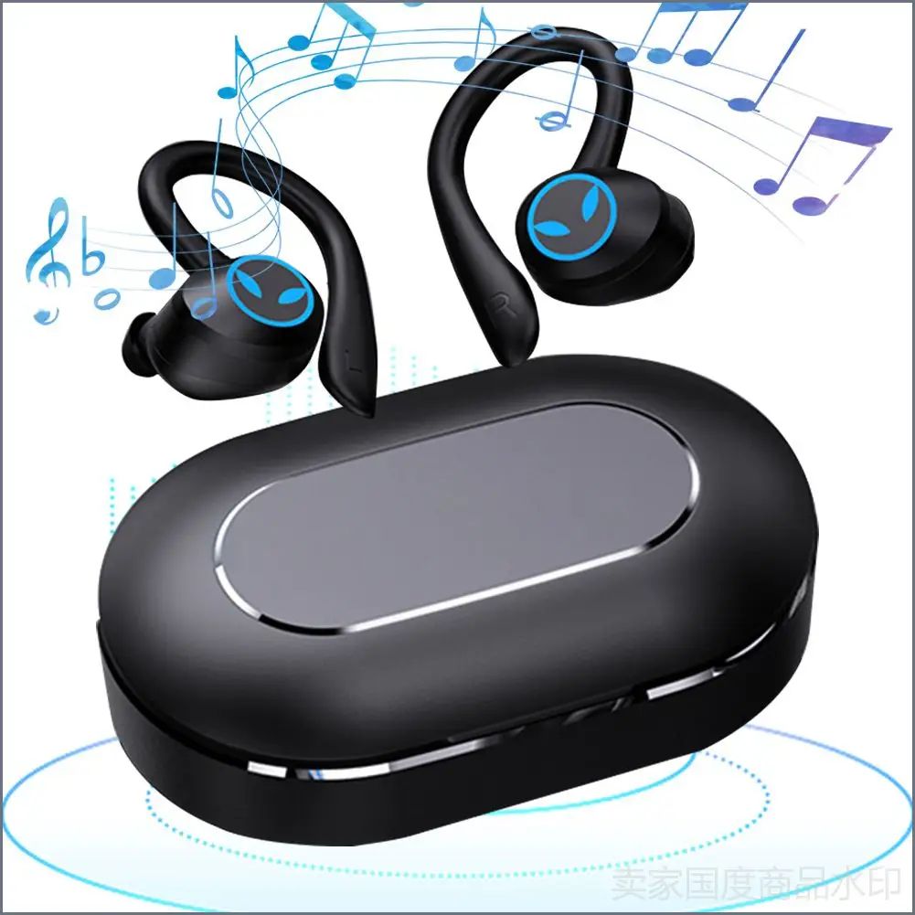 Milochic Наушники беспроводные с микрофоном Q25pro, Bluetooth, USB Type-C, черный