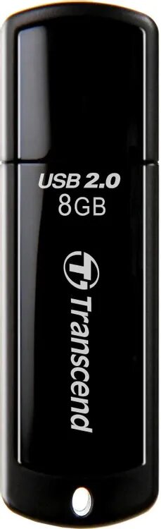 Флешка USB Transcend Jetflash 350 8ГБ, USB2.0, черный