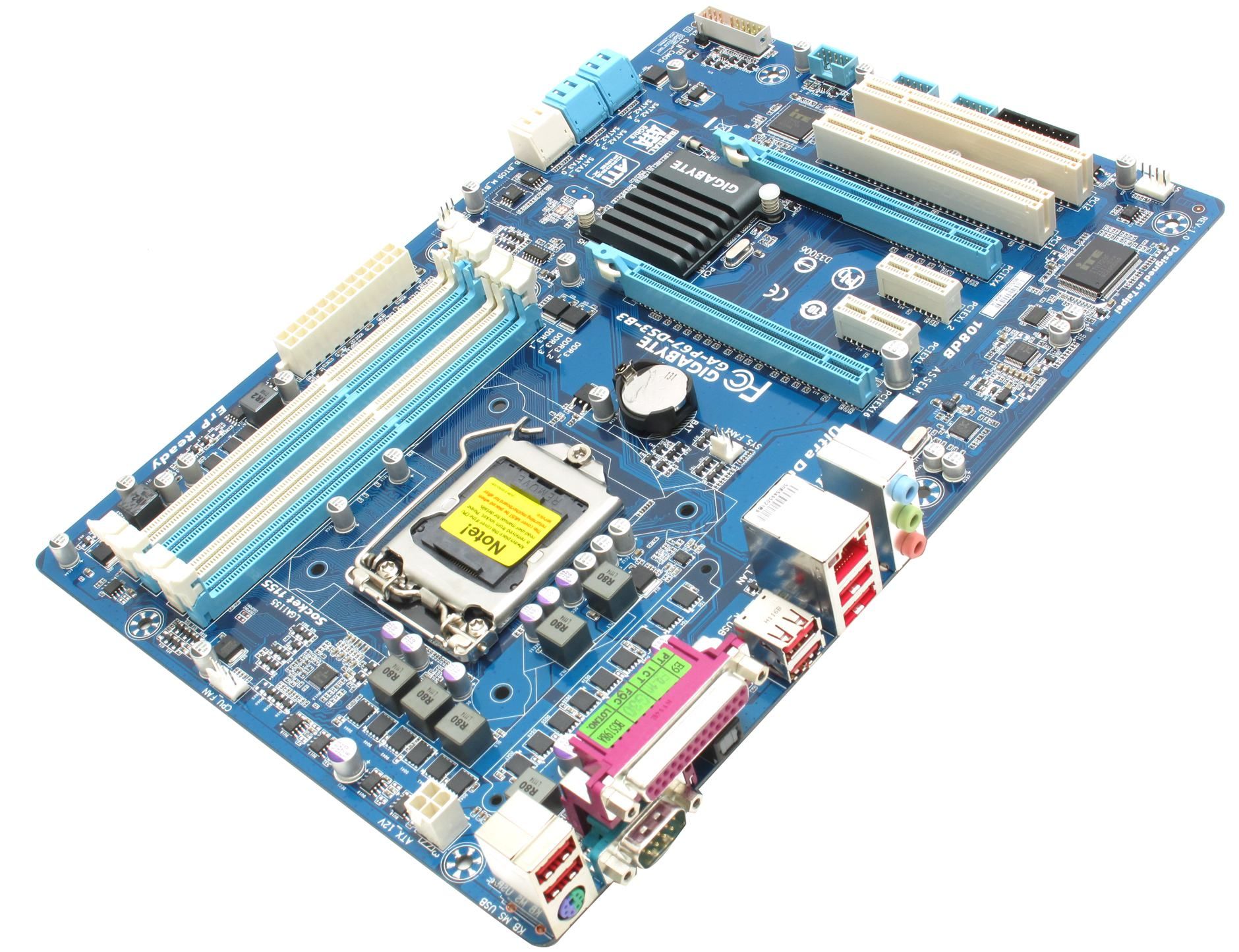 Материнская плата GIGABYTE GA-P67-DS3-B3 (GA-P67-DS3-B3) - LGA1155, Intel P67, 4хDDR3, 2хPCIEх16, ATX