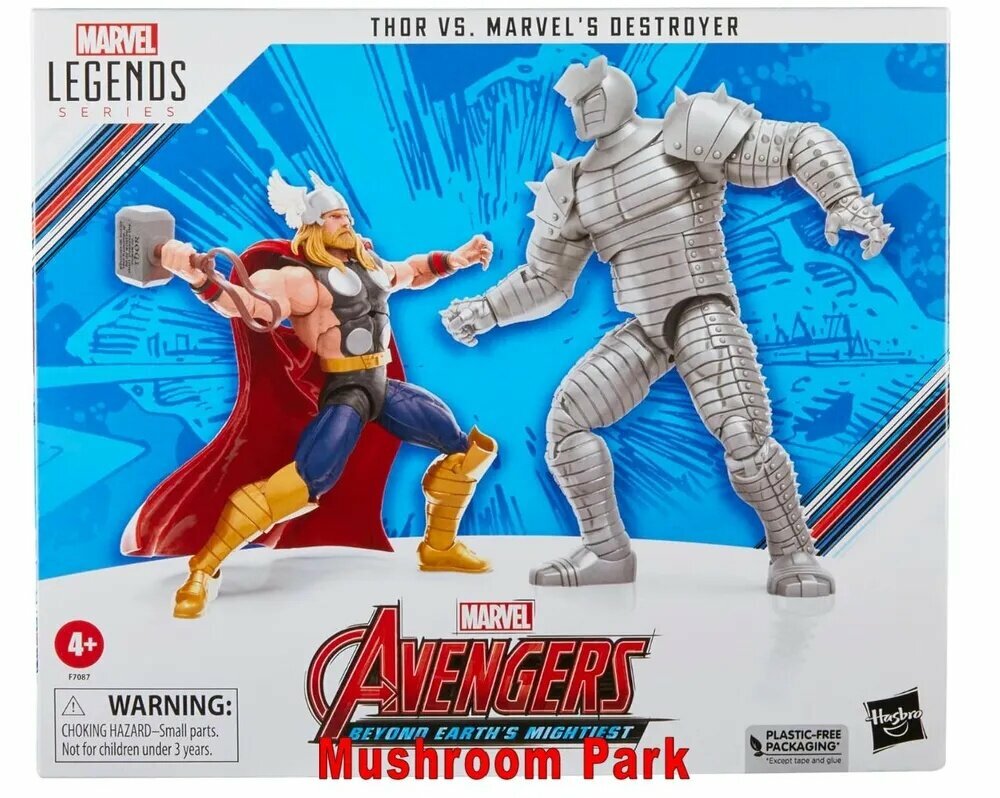 Фигурки Hasbro Marvel Legends Series Thor vs. Marvel's Destroyer, Avengers 60th Anniversary Collectible 6-Inch Action Figures