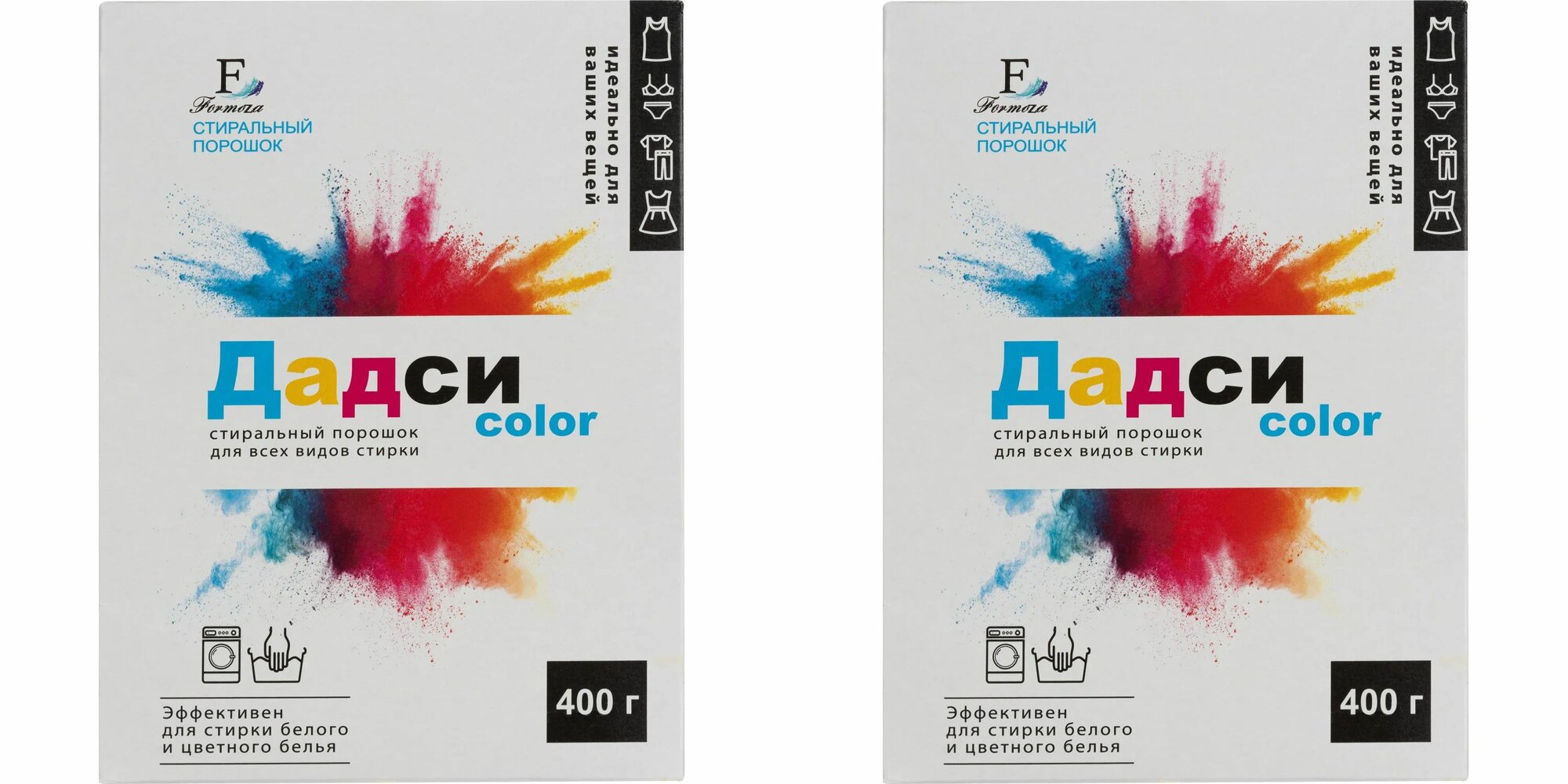 Дадси Порошок стиральный Color, 400 г, 2 шт