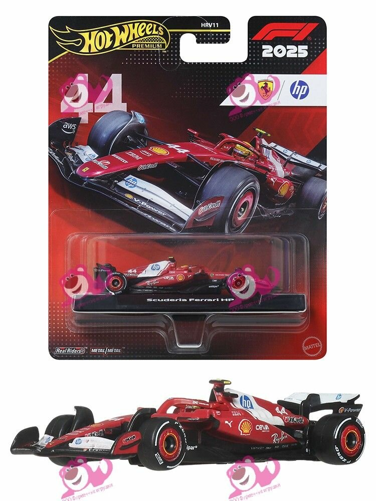 Игрушка Mattel Hot Wheels Premium Formula 1: Scuderia Ferrari Hp Lewis Hami