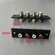 RCA разъемы 4 Way 2PCS, черный