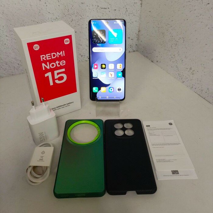 Смартфон Xiaomi Redmi Note 15 6/128 Черный