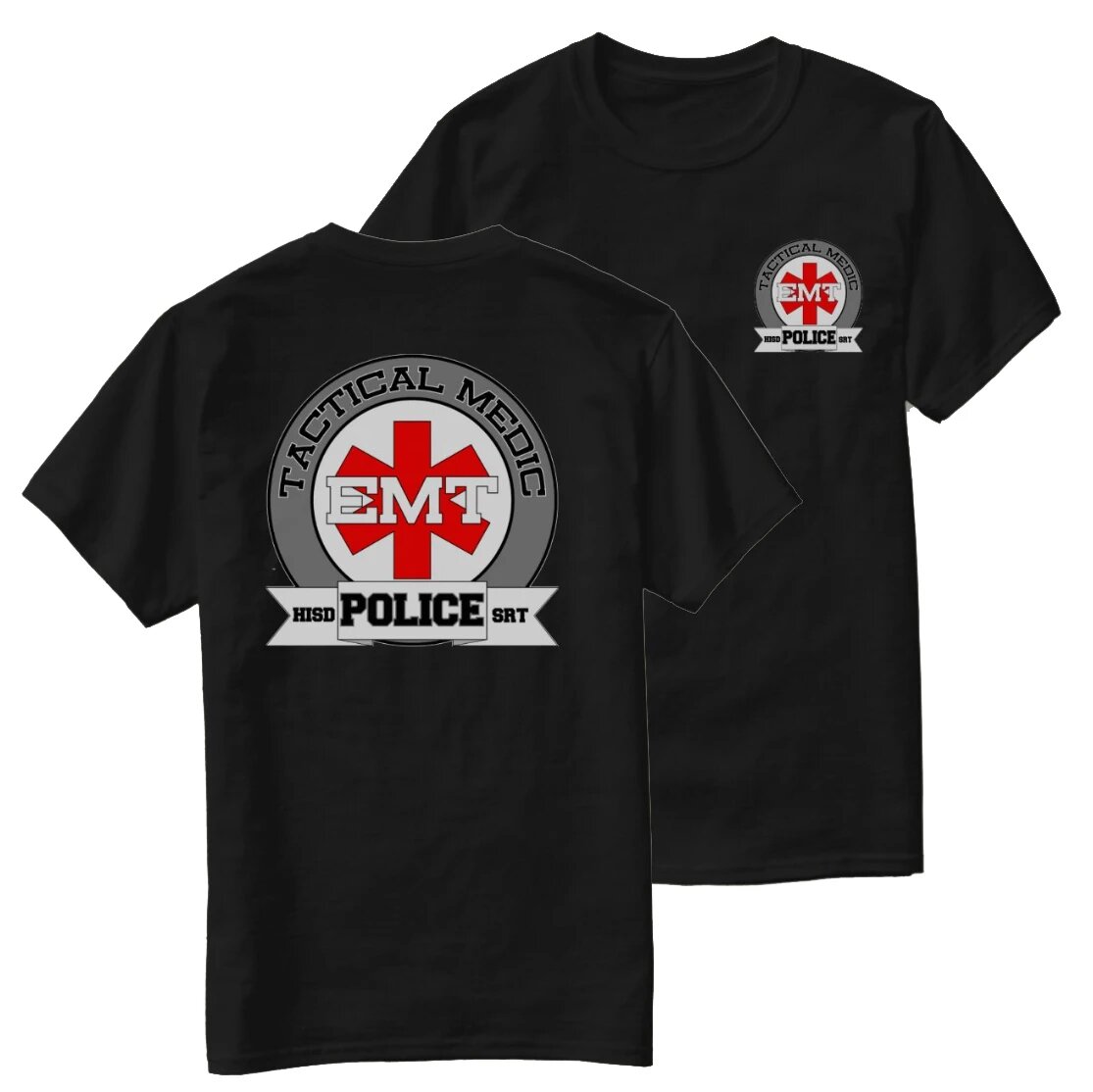 EMT Star of Life Тактическая медицинская футболка из 100% хлопка с круглым вырезом и коротким рукавом Летняя повседневная мужская футболка Уличная одежда