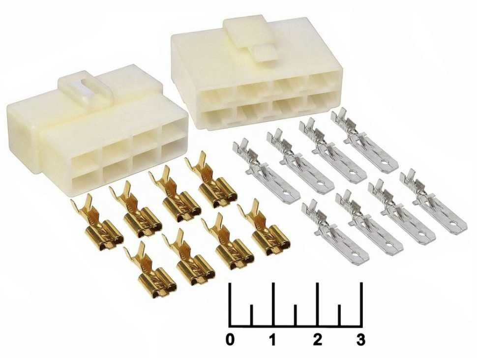 Разъем 8pin в комплекте DJ7081-6.3-21/11