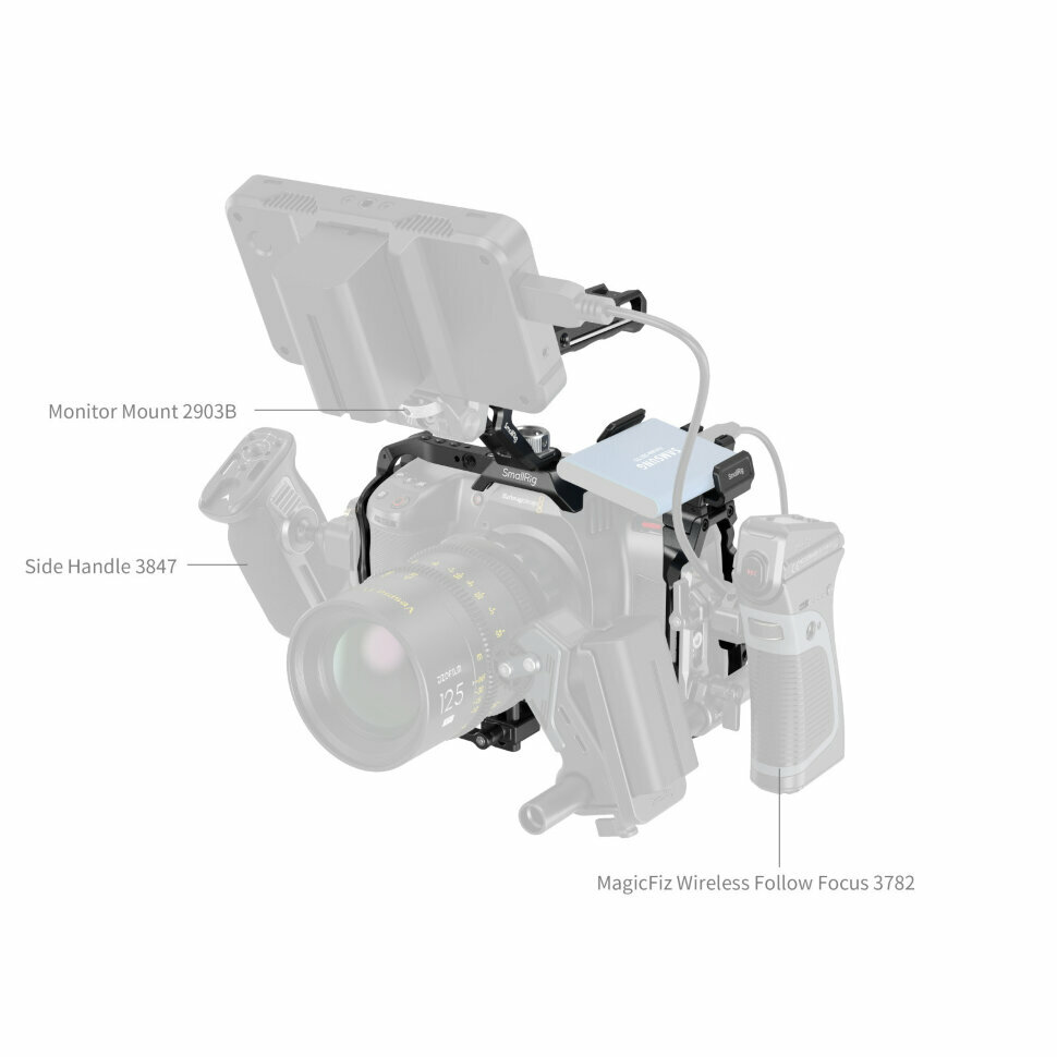 Клетка SmallRig 4574B Basic Kit для Blackmagic Design Cinema 6K — фото 1