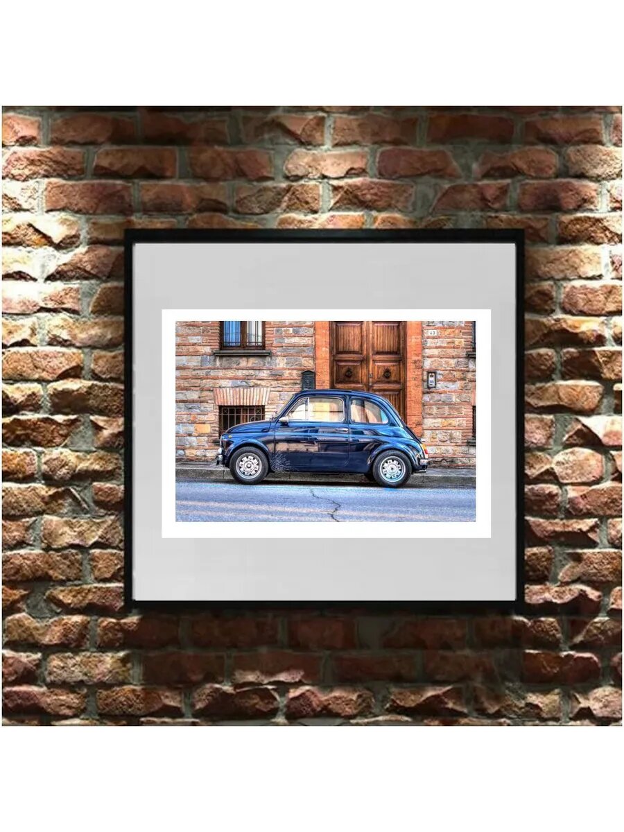 Плакат "Mini retro auto" А4