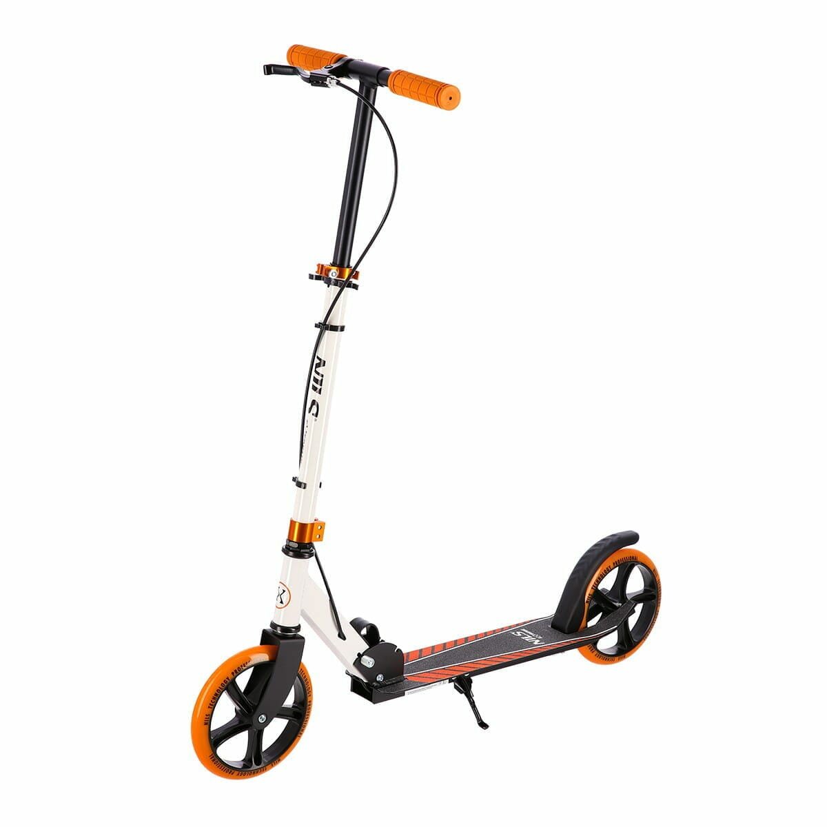 DECATHLON самокат Nils Extreme HM0107, белый/оранжевый