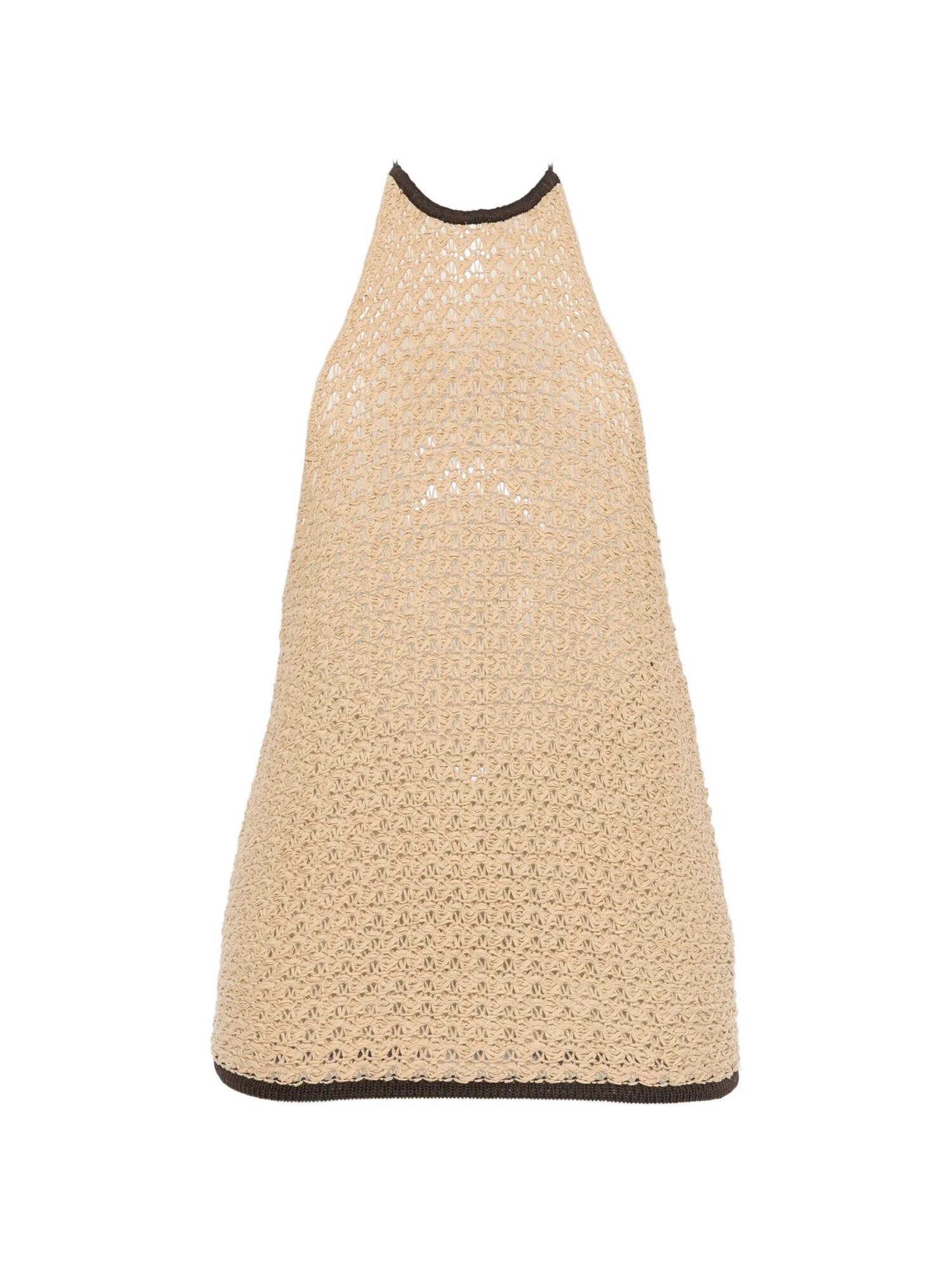 Топ Crochet halterneck top
