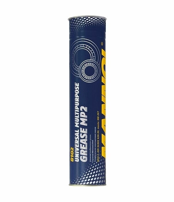 Смазка литиевая в тубе MANNOL 8027/8102 Universal Multipurpose Grease MP2 2104 (400гр.)