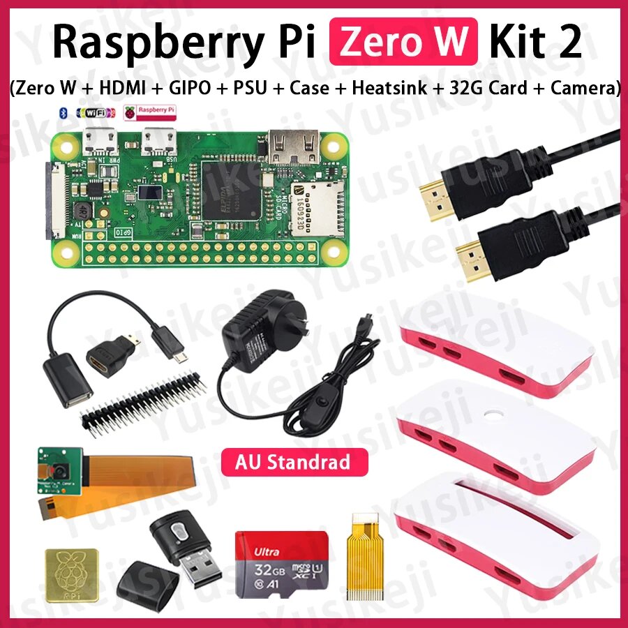 Raspberry Pi Zero W Комплект ZERO W KIT 2 AU
