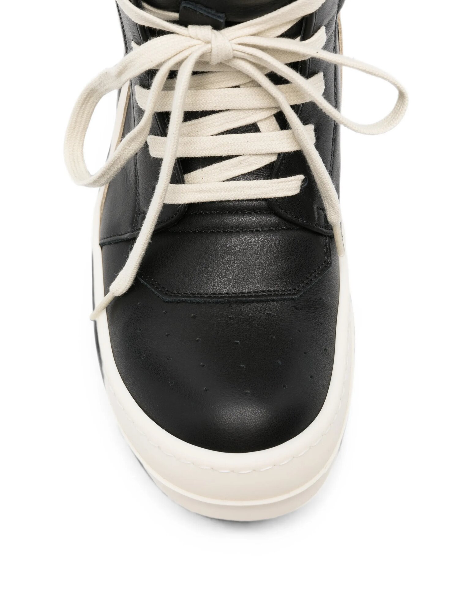 Кроссовки Rick Owens Geobasket leather sneakers, размер 38 EU — фото 1