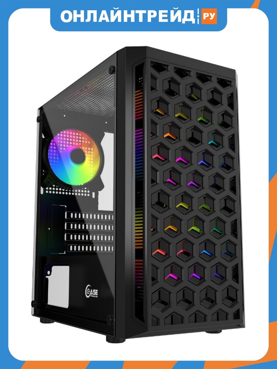 Корпус Powercase Mistral Micro T3B, черный (CMIMTB-L3)