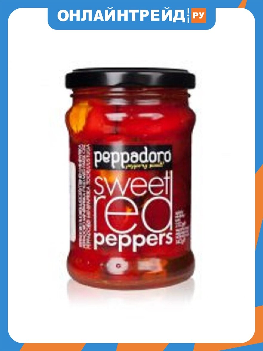 Перец красный Royal Mediterranean сладкий фаршированный сыром peppedoro 250 г