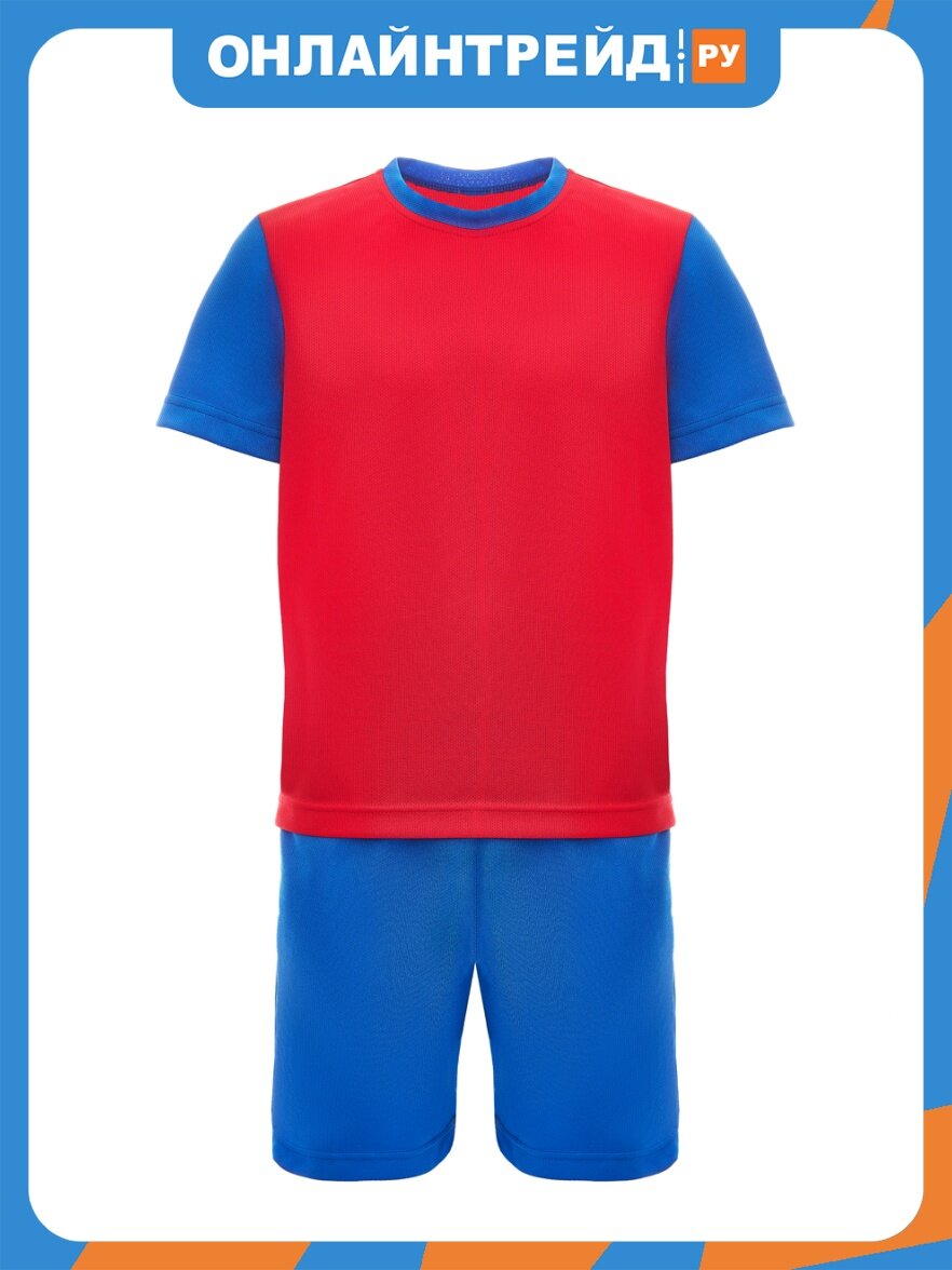 Форма футбольная игровая Torres Sport Junior, FJ-1022-043-140, рост 140 см, красно-синий