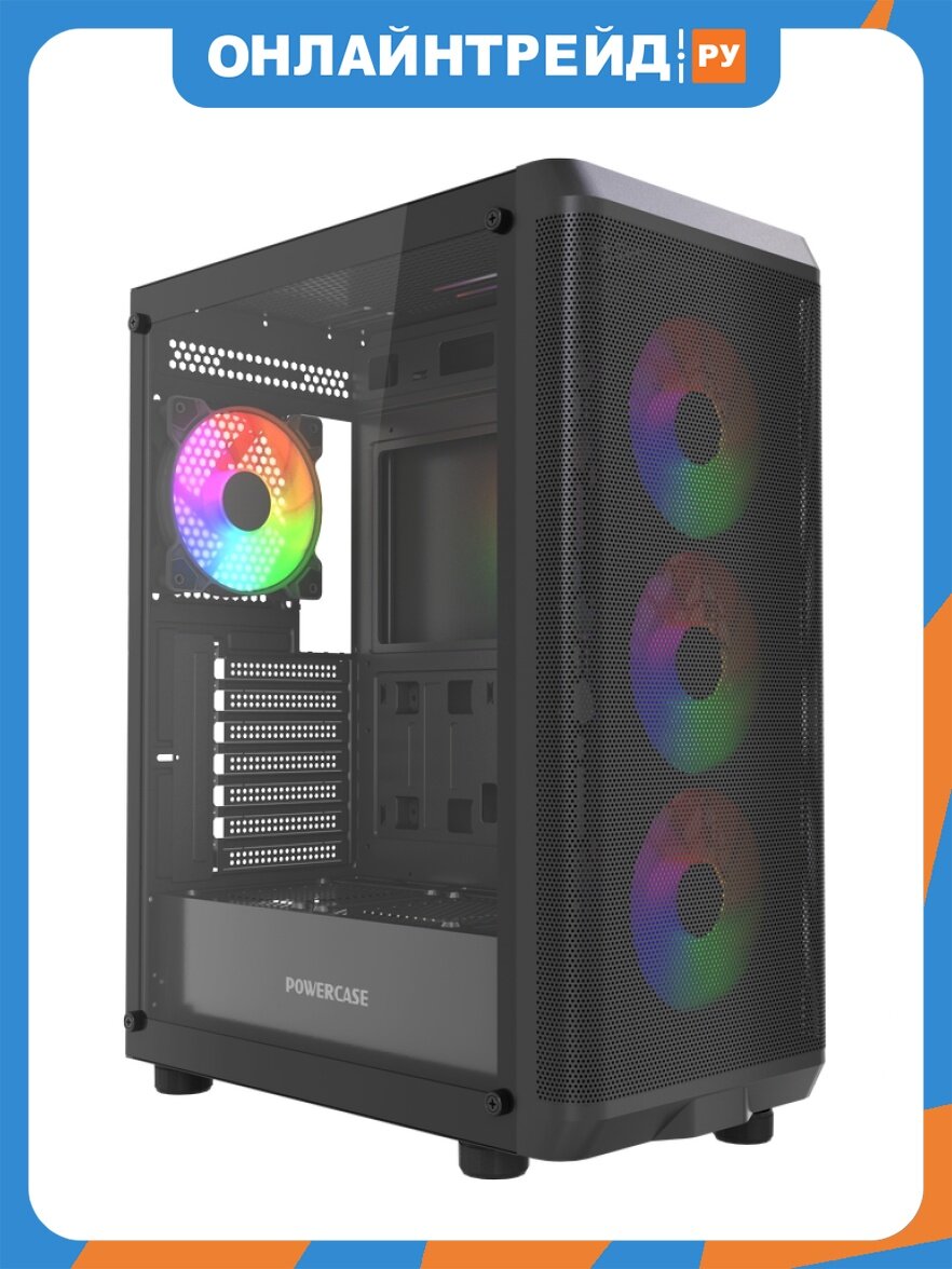 Корпус Powercase Mistral EA22, черный (CMAEA22-L4)