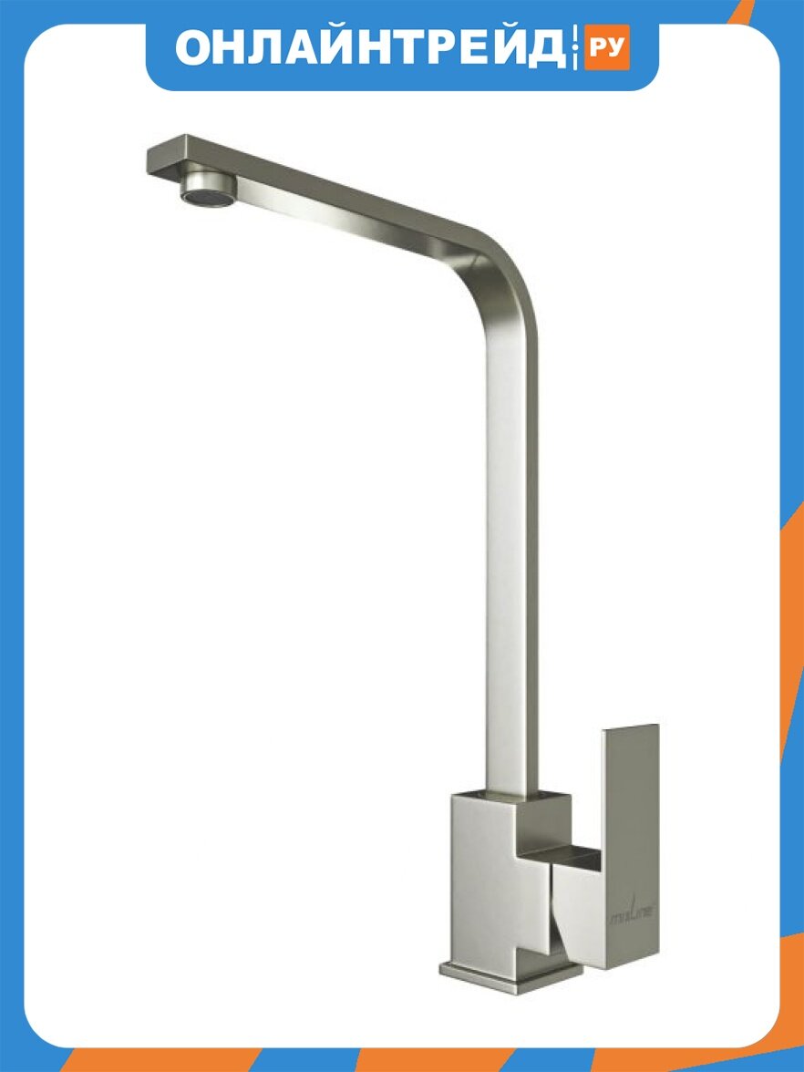 Смеситель для кухни Mixline MLSS-0318 35k плоский излив